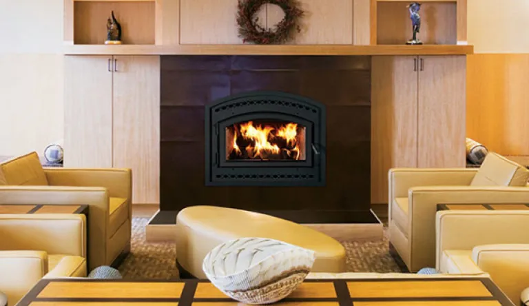 Wood Burning Fireplace Installation by The Hayes Company in Kansas City